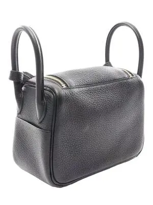 Hermès 2021 Mini Lindy Shoulder Bag Black