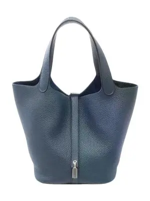 Hermès 2023 Mm Picotin Lock Soulder Bag Blue