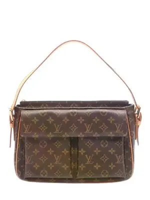 LOUIS VUITTON 2004 Gm Vivacite Monogram Shoulder Bag - Brown