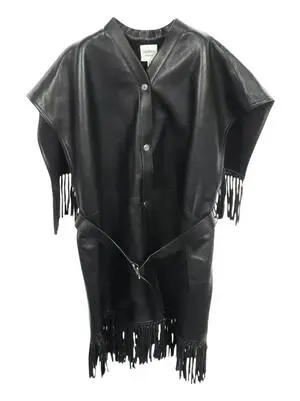 HERMÈS 2010s Fringed Cape