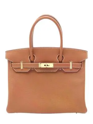 Hermès 2026 30 Birkin Togo Handbag - Brown