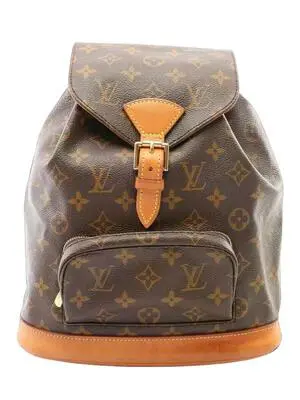 LOUIS VUITTON Medium 1998 Montsouris Monogram Backpack - Brown
