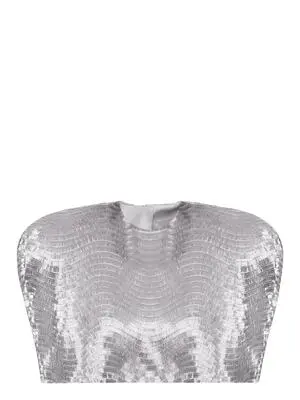 BALYKINA Sequined Cape Top
