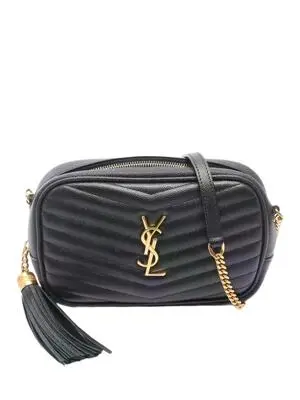 SAINT LAURENT Mini 2010s Lou Chain Shoulder Bag