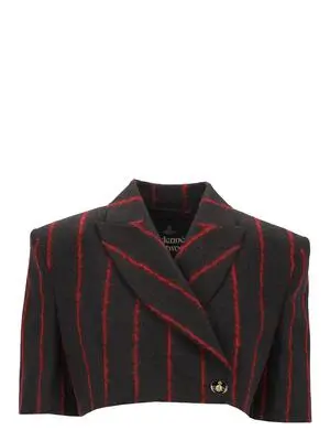 VIVIENNE WESTWOOD Cut Off One Button Jacket - Multicolor