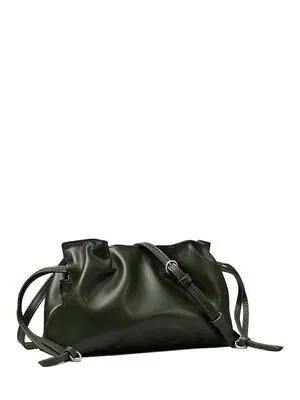 Tory Burch Ella Recycled Drawstring Pouch - Pine Tree