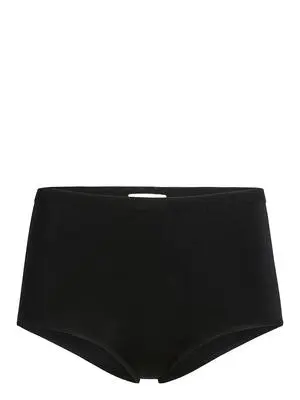 Khaite Geri Mid-rise Mini Shorts - Black