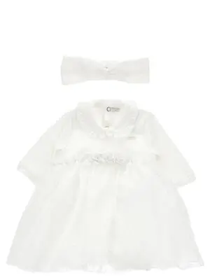 Monnalisa Mini Dress - Ivory
