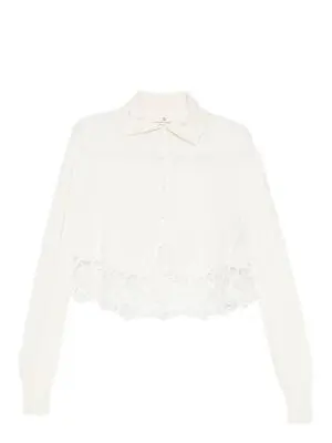 ERMANO SCERVINO Ermanno Scervino Cashemre Lace Shirt - Multicolor