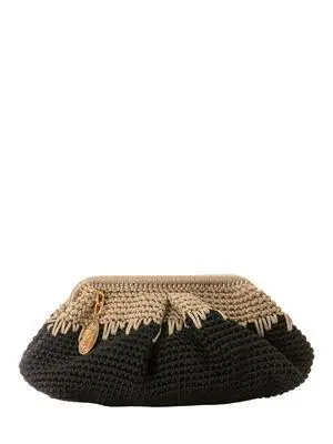 SPEIRA Vintage Style Clutch Gold - Black/gold