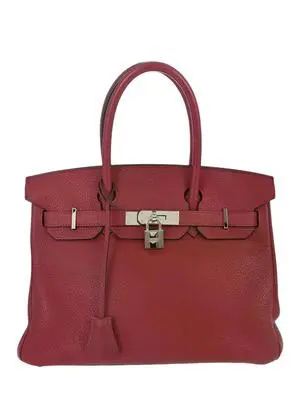 Hermès 2013 30 Birkin Handbag Red