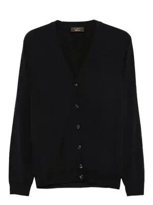 ZANONE Button-up Cardigan - Black