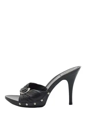 DIOR Platform Leather Sandals