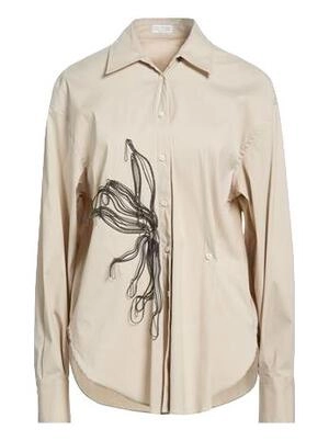 Brunello Cucinelli Shirt Size Cotton, Polyamide, Elastane - Beige
