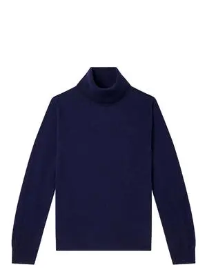 Paul Smith Cashmere Rollneck Sweater - Blue