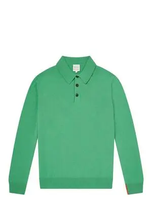 Paul Smith Cashmere Polo Sweater - Green