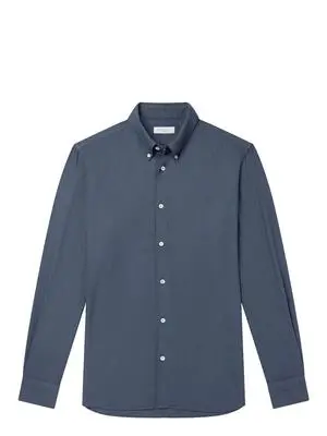 Boglioli Button-down Collar Twill Shirt - Gray