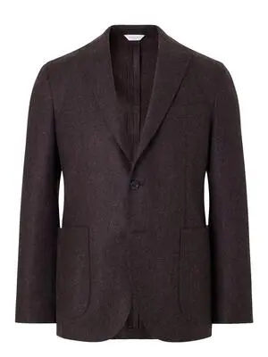 Boglioli Virgin Wool-flannel Suit Jacket - Gray