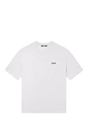 Jacquemus Logo-appliquéd Cotton-jersey T-shirt - Gray