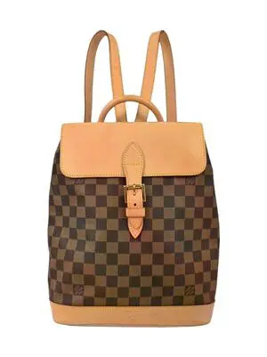 LOUIS VUITTON 1996 Damier Soho Arlequin Backpack - Brown