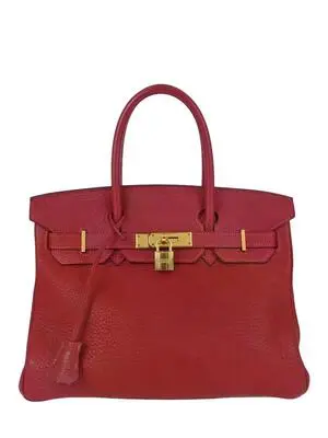 Hermès 2005 Birkin 30 Tote Bag Red