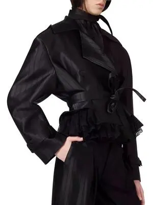 Giuseppe Di Morabito Pinstripe-pattern Fitted Jacket - Black