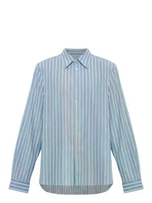 Paul Smith Striped Cotton Shirt - Blue