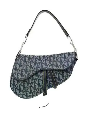 Dior Trotter Saddle Shoulder Bag Blue