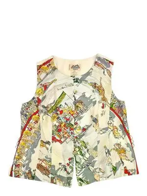 Hermès Cirque Molier Waistcoat - White