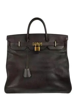 Hermès 1988 45 Haut À Courroies Tote Bag - Brown