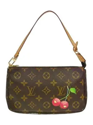 LOUIS VUITTON 2005 Cherry Pochette Accessoires Shoulder Bag - Brown