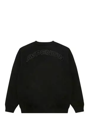 AAPE BY *A BATHING APE Logo-patch Sweater - Black
