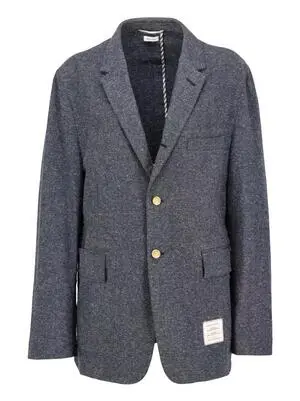 Thom Browne Notch-lapel Blazer - Grey