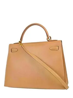 Hermès 1996 Kelly 32 Sellier Tote Bag Neutrals