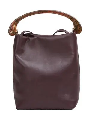 Dries Van Noten Top Handle Tote Bag - Burgundy