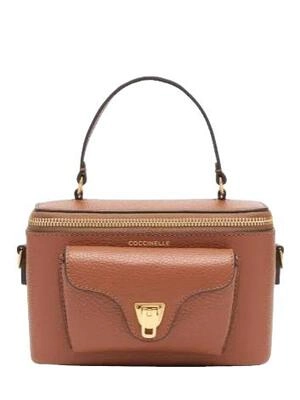 COCCINELLE Beat Generation Satchel Bag - Cognac Bland