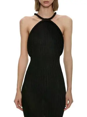 Christopher Esber Nyx Halterneck Maxi Dress - Black