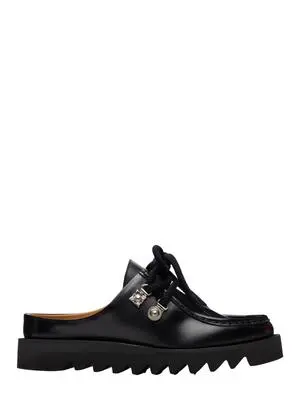 TOGA VIRILIS Leather Mules - Black