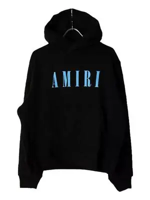 Amiri Logo-print Hoodie - Black