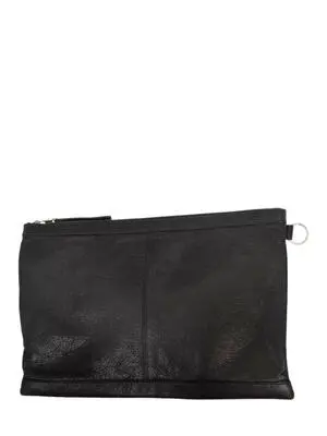 BALENCIAGA L Clip Leather Clutch Bag