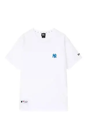 New Era Logo-embroidered T-shirt - White