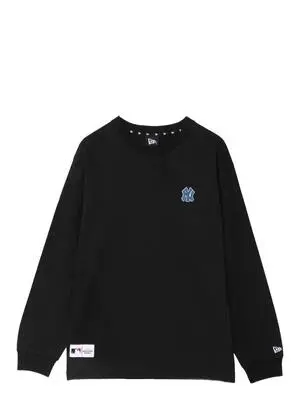 New Era Logo-embroidered T-shirt - Black