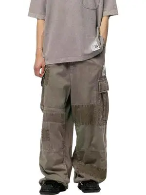 Mihara Yasuhiro Repair Cargo Pants - Grey