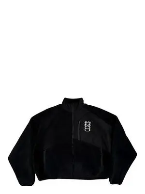 HMDD Polar Fleece Zip-up Jacket - Black