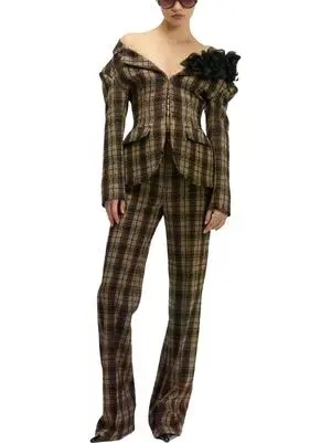 Giuseppe Di Morabito Check-pattern Jacket - Brown