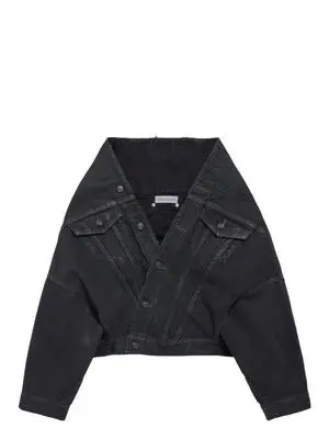 BALENCIAGA Women's Wrap Jacket In Black