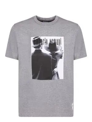 EMPORIO ARMANI Emporio Armani Graphic Printed Crewneck T-Shirt