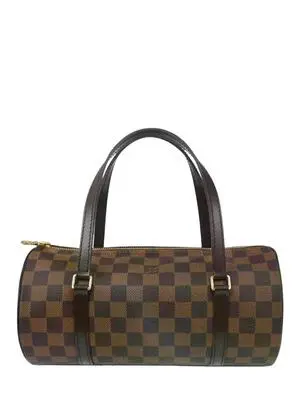 LOUIS VUITTON Damier Papillon 26 Shoulder Bag - Brown