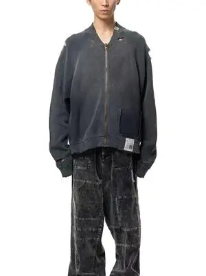 Mihara Yasuhiro Sun Faded Like Knit Cardigan - Grey