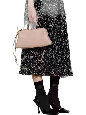 Dolce & Gabbana Medium Grandma Leather Tote Bag Pink